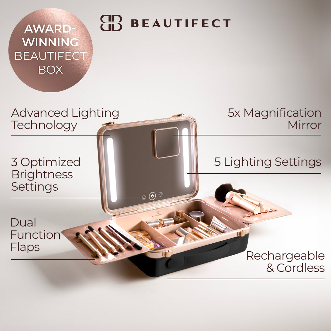 The Beautifect Box | Matte Black Limited Edition | A Makeup Vanity With ...