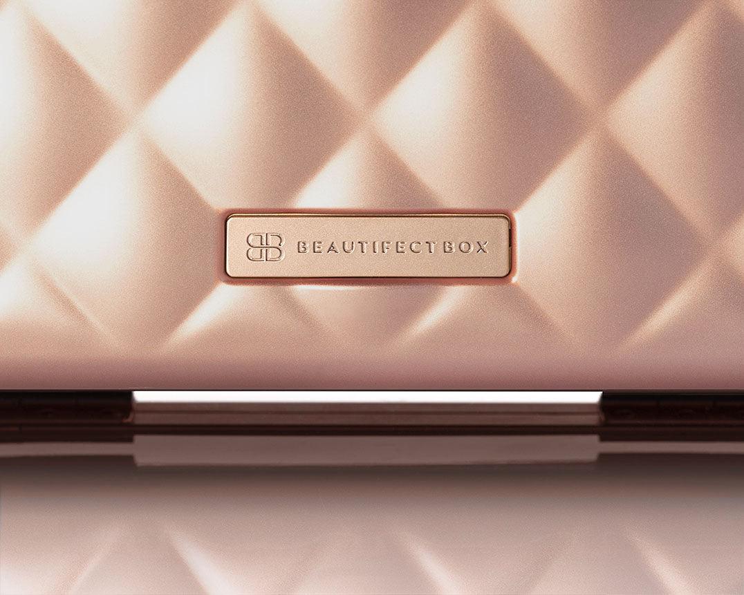 The Beautifect Box | Gold Limited Edition | Makeup Organiser With LED ...