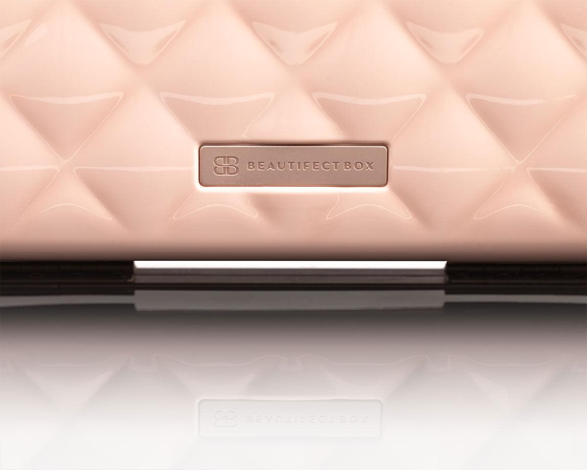 The Beautifect Box | Nude | Makeup Organiser With LED Mirror